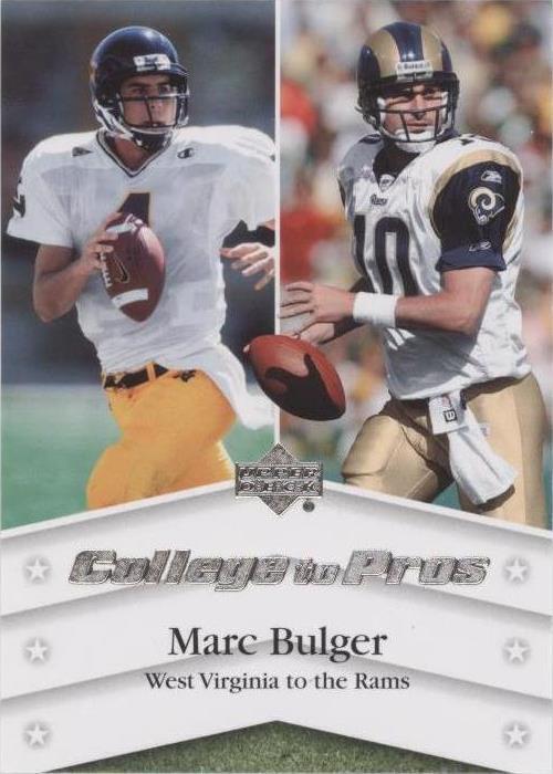 2007 Upper Deck - College to Pros Marc Bulger #NTN-MB for sale online ...