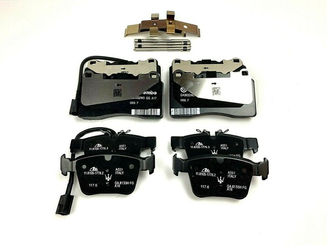 Maserati Ghibli Front Brake Pad Set Base Model 4 Piston 980157007 for ...