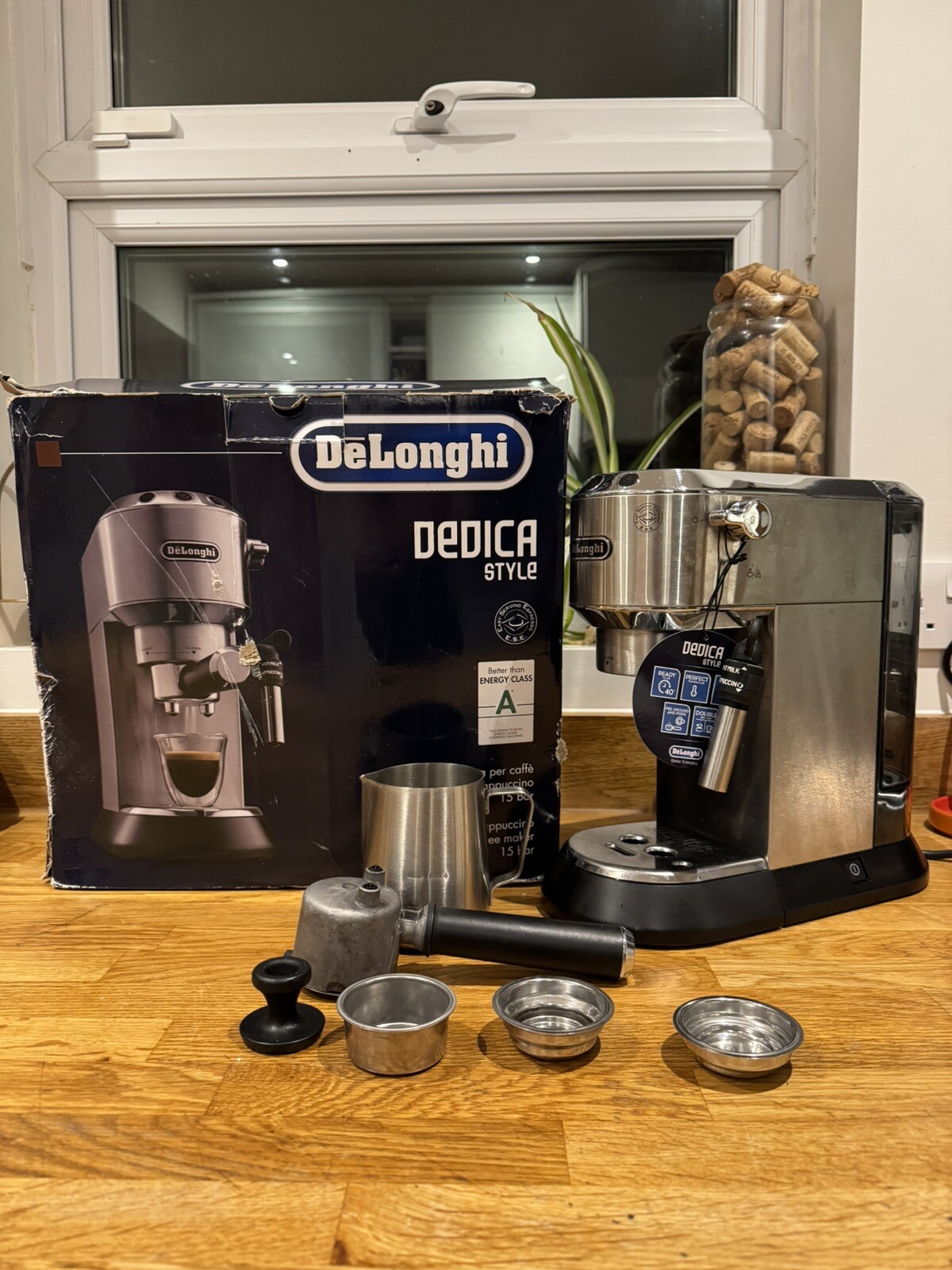 DeLonghi Dedica EC685.M 2 Cup Coffee Machine - Silver | eBay