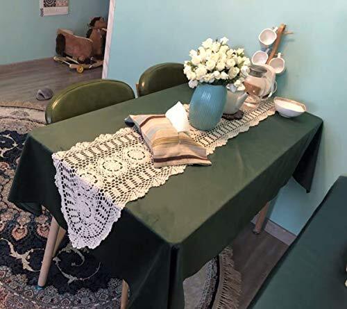 Beige Handmade Crochet Doilies Cotton Table Runner Lace Doilies Doily ...