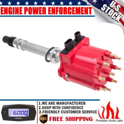 Ignition Distributor For Chevy GMC SBC 350 5.7L EFI TBI TPI 5.0L V8 RED ...