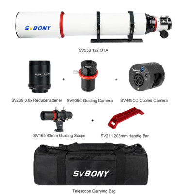 SVBONY SV550 122mm Professional Telescope Set ft Deep Sky Visual and ...