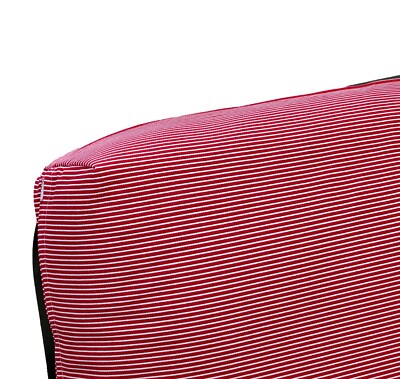 Full Red Stripe Canvas Futon Cover, Mattress Slipcover, Bed Encasement ...