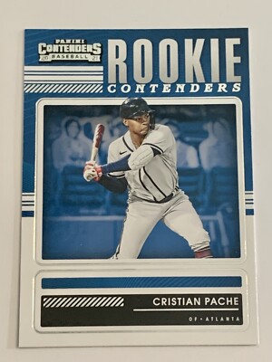 Christian Pache 2021 Panini Contenders Rookie Contenders #RKC-CP Braves ...