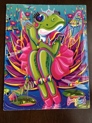 Lisa Frank Vintage Folder Frog Princess | eBay