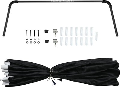 BLACK OUT CURTAIN W/RAILS for Mercedes Sprinter 2007-2024 Motorhome/RV ...