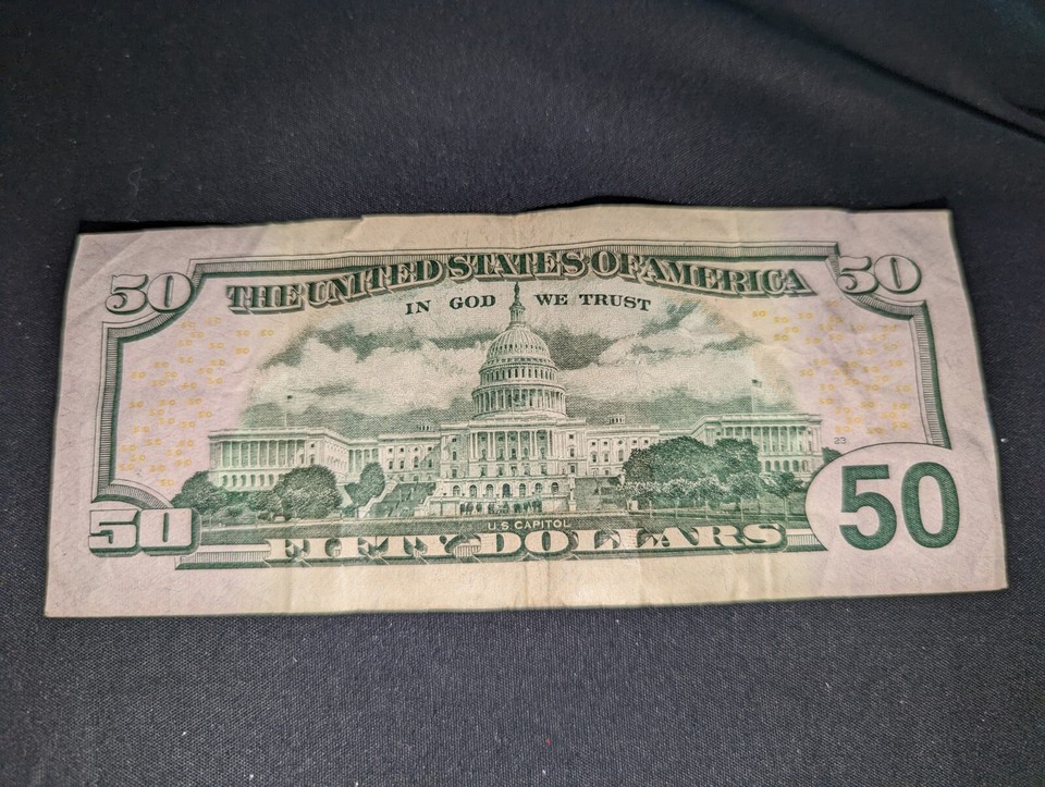 2013 50 dollar star note random Letter and fancy serial number | eBay