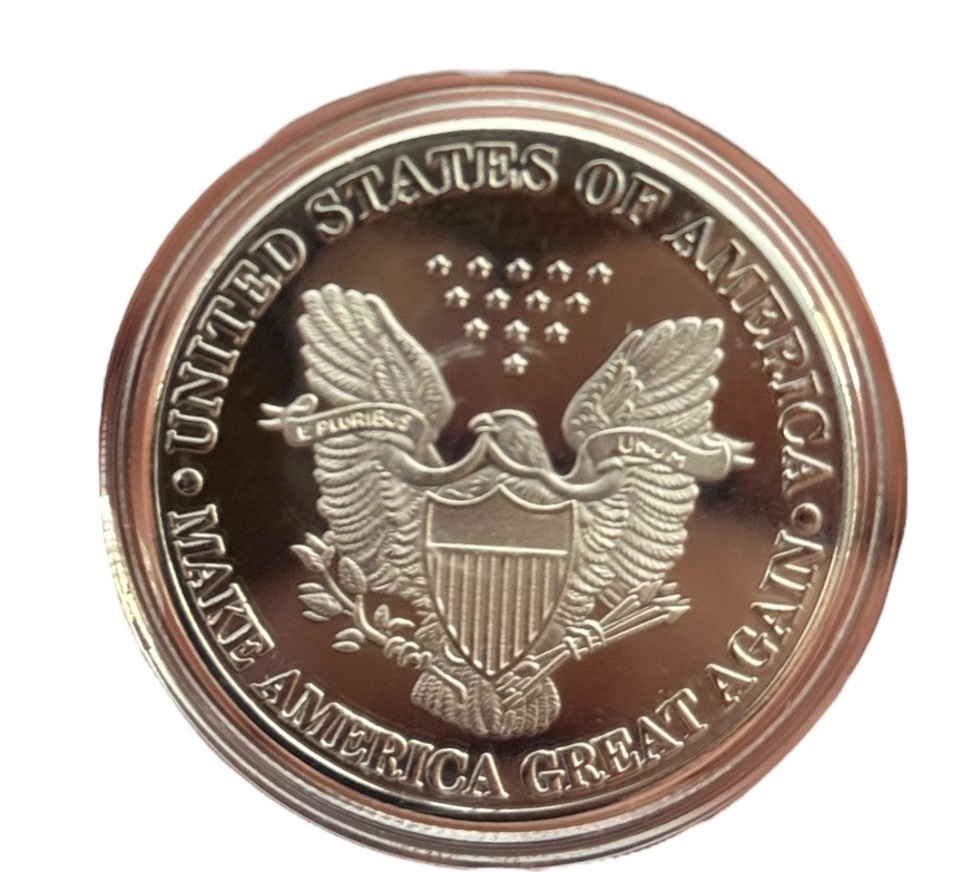 New 47th President DONALD J. TRUMP Challenge Coin American Flag POTUS ...