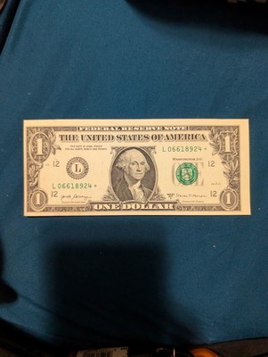 2017 Federal Reserve Note OFF CENTER Miscut Error $1 One Dollar Bill ...