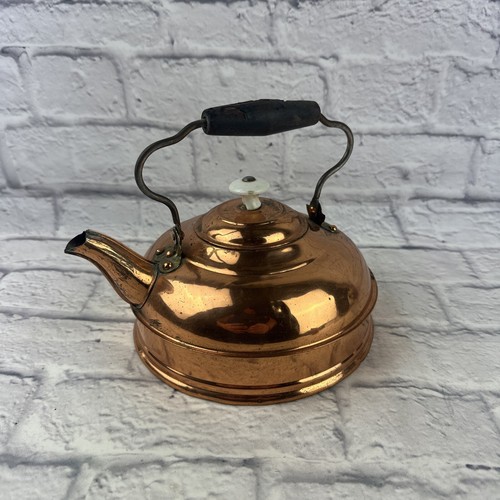 Vintage Rome Copper Tea Pot. Please Read Description For More Details ...