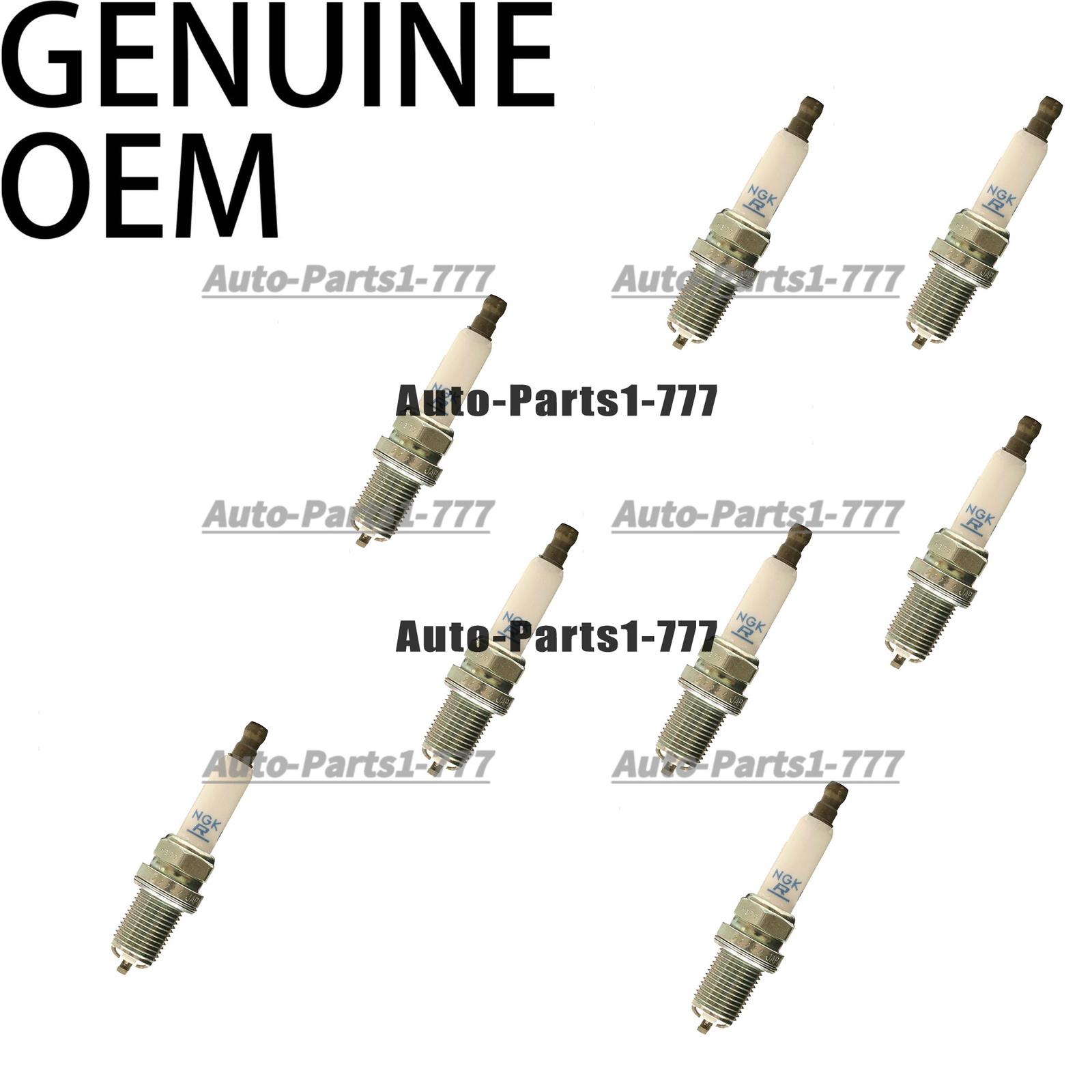 8Pcs Genuine spark plug For Audi A6 A8 Quattro S5 S6 S8 VW Touareg ...