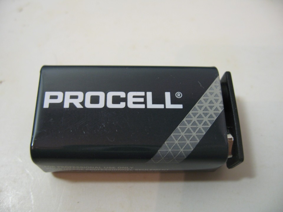EXPIRES 2027 Fresh 9V Professional Duracell Procell 9 Volt Battery ...