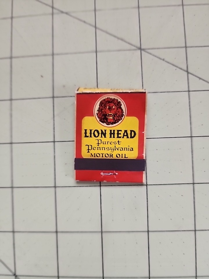 VINTAGE GILMORE RED LION GASOLINE MATCH BOOK | eBay