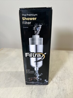 Filtrax Premium 15 Stage Shower Filter Removes Hard Water Chlorine ...