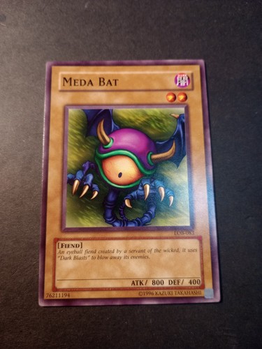 Yu-Gi-Oh! TCG Meda Bat Common Card LOB-083 LP-MP | eBay