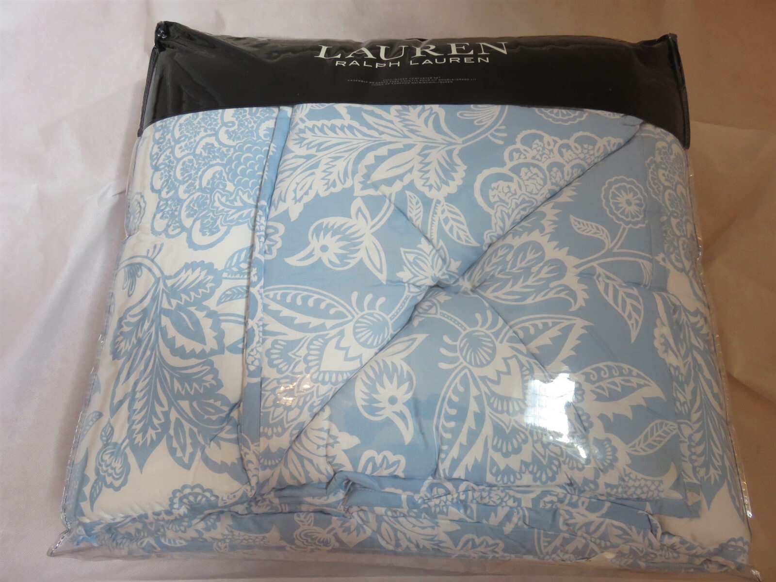 Ralph Lauren Joanna 5P Full Queen comforter Shams Euros Set $625 ...