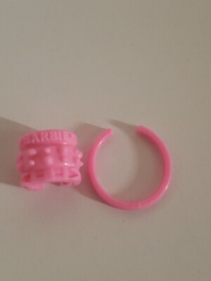 BARBIE JEWELRY PASTEL PINK CHOKER NECKLACE, & BARBIE BRACELET SET | eBay