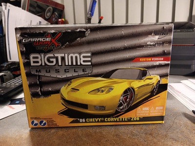‘06 Chevy Corvette Z06. Jada Garage Worx BigTime Muscle Model Kit. Hard ...