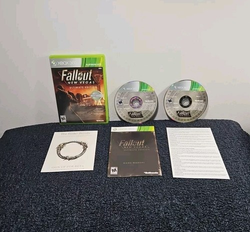 MINT DISCS Fallout New Vegas Ultimate Edition Xbox 360 2012 CIB ...
