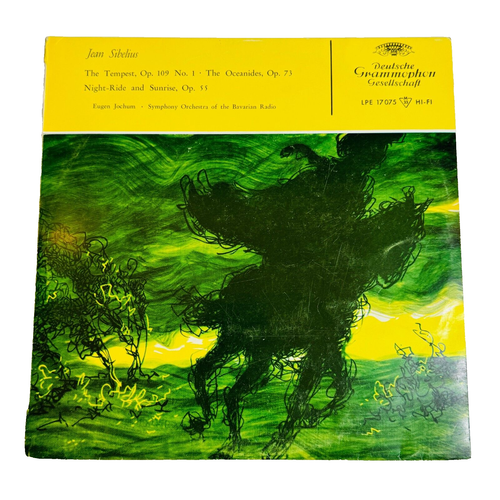Jean Sibelius The Tempest Op 109 Symphonie-Orchester Record Vinyl LP ...