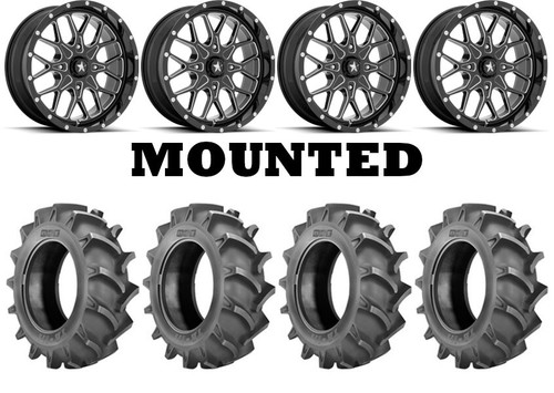 Kit 4 BKT TR 171 Tires 37x8.3-22 on MSA M45 Portal Black Wheels 1KXP | eBay