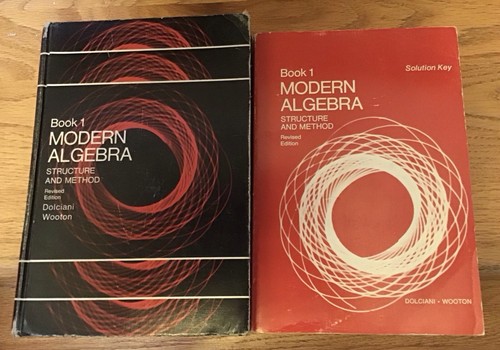 Modern Algebra Structure And Method Book 1 Solution Key and Student ...