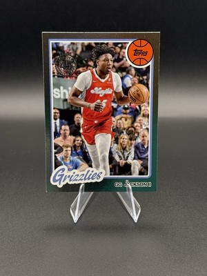 GG Jackson II 2025-26 Topps 45th Anniversary 80BK-34 Memphis Grizzlies ...