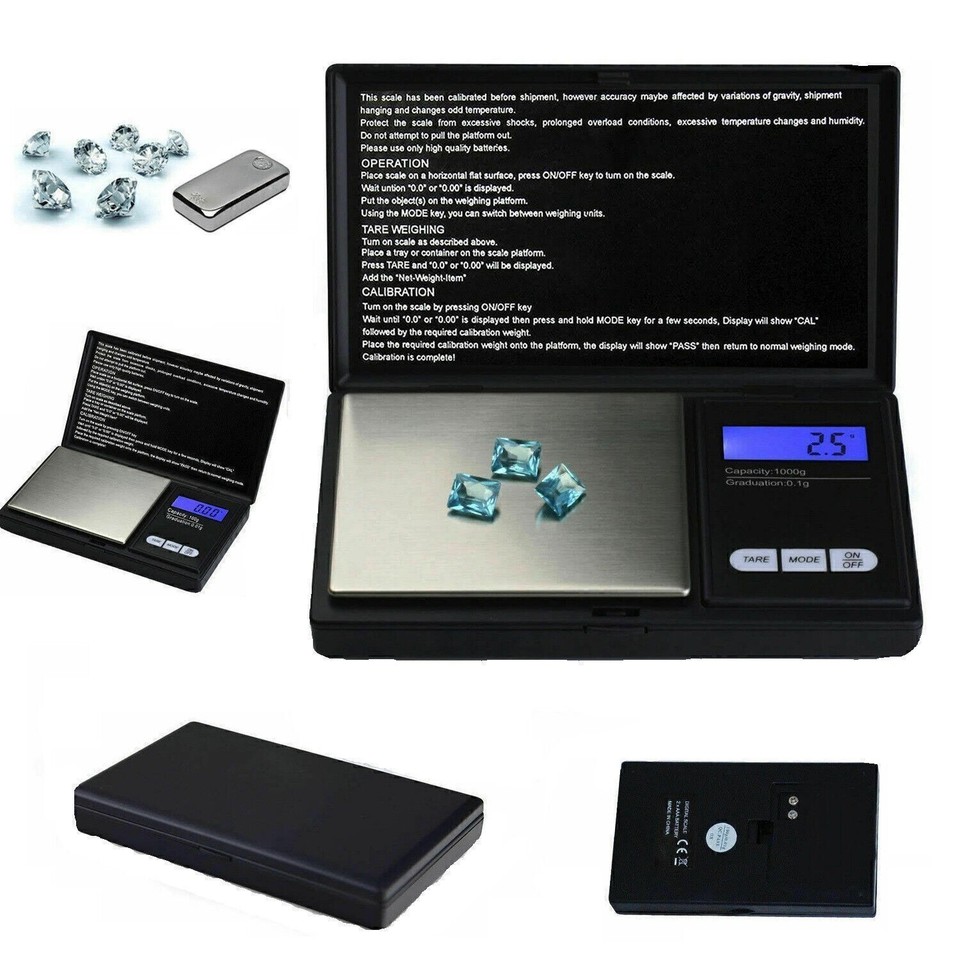 0.01g-200g Digital Weighing Scales Grams Gold Jewelry Small Electronic ...