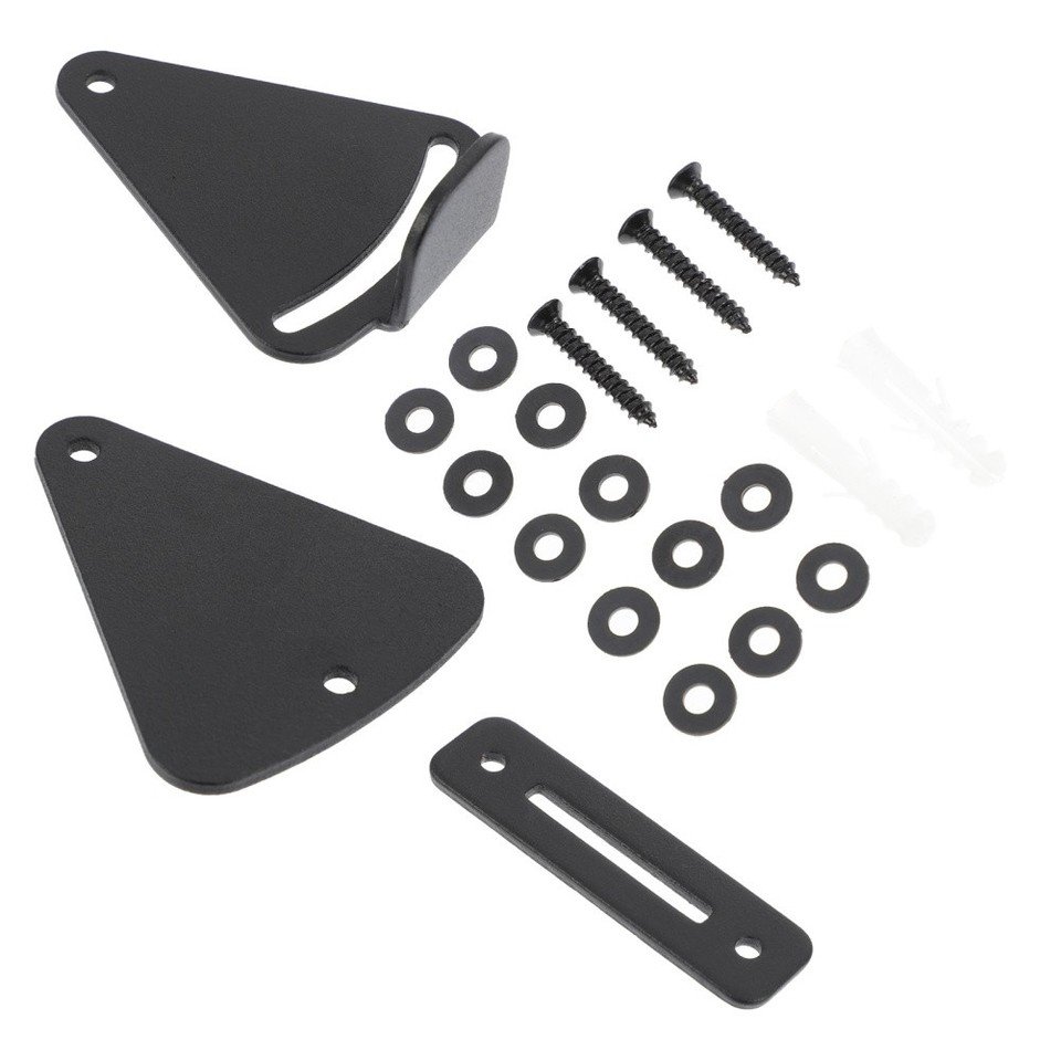 1 Set Barn Door Lock Carbon Steel Sliding Privacy Latch for Closet Door ...