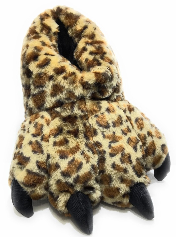 Wild Ones Furry Animal Claw Slippers for Toddlers, Kids and Adults | eBay