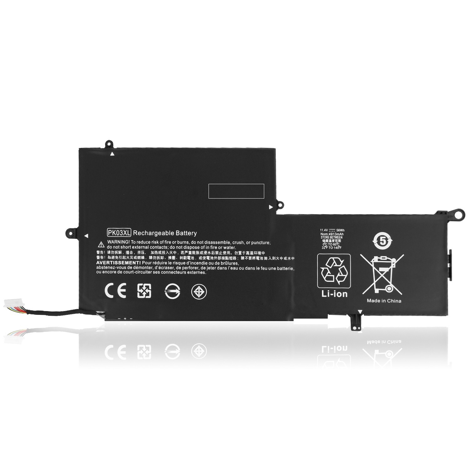 PK03XL Battery Genuine For HP Spectre X360 789116-005 13-4101dx 13 ...