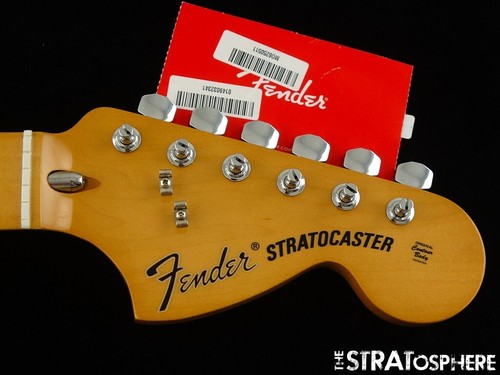 Fender Vintera II 70s RI Stratocaster Strat NECK w/ TUNERS, 1970s "U ...