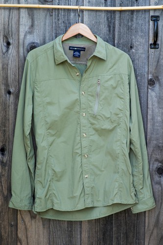 ExOfficio Men's Geotrek'r Long Sleeve Shirt - Dusty Olive - Size Large ...