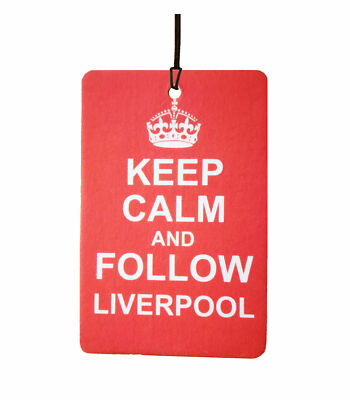 Keep Calm And Follow Liverpool Car Air Freshener (Xmas Stocking Filler ...