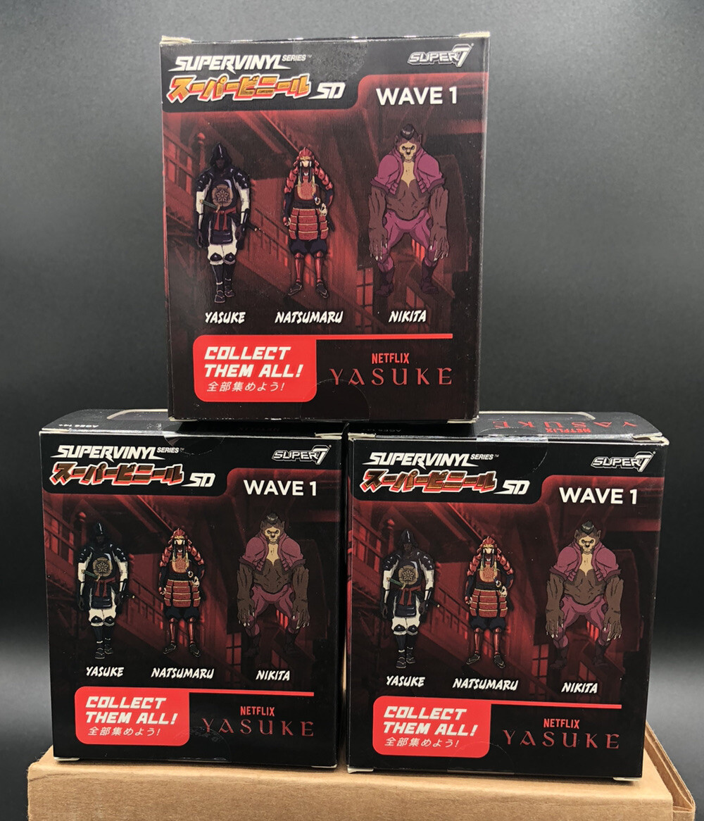 Super7 Netflix Yasuke Supervinyl - Yasuke Natsumaru Nikita 3" Mini ...