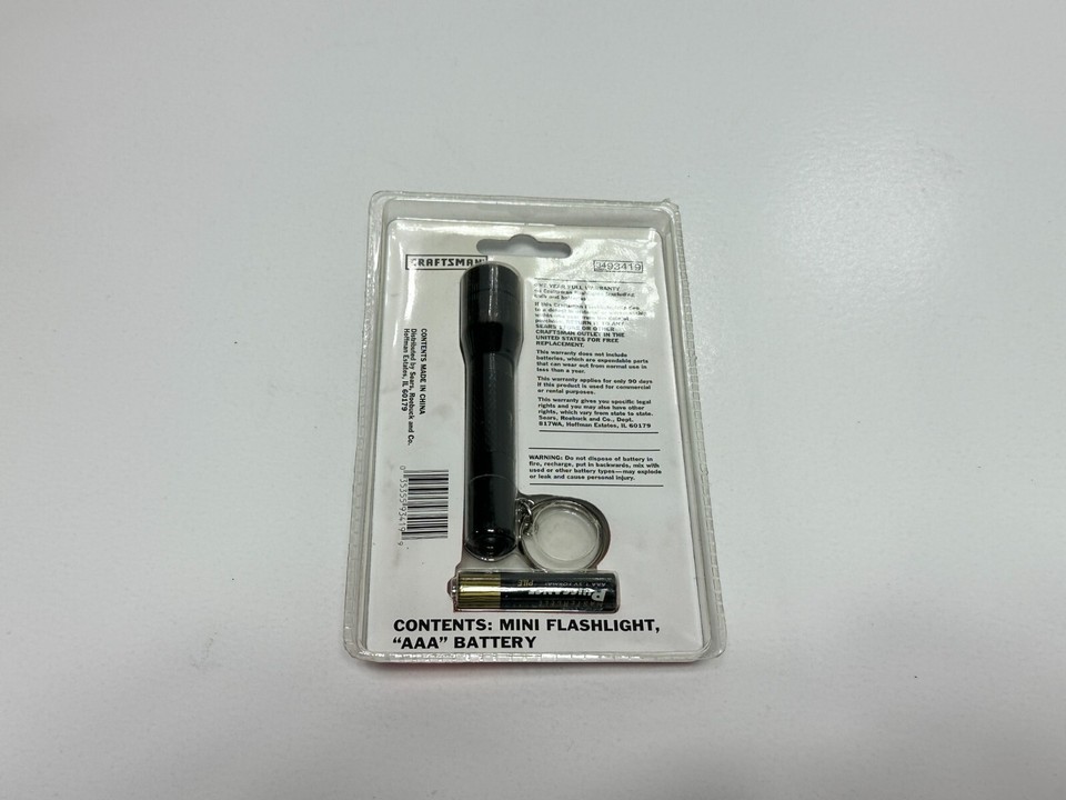 NOS Craftsman Tools 93419 Aluminum Mini Compact Flashlight Maglight | eBay