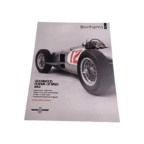 Bonhams Goodwood Festival Speed Sale 2013 Paperback Book | eBay UK