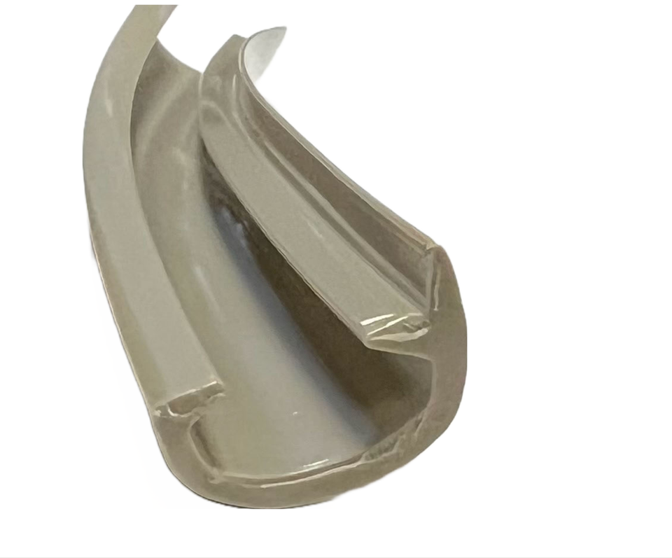 300 Feet 5/8" Pebble Beige RV Vinyl Leg Lip Trim Molding Snap On Screw ...