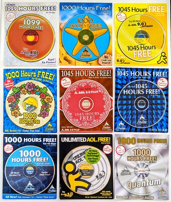 Ultimate AOL Disc Collection, Vintage ARTISTIC All Different America ...