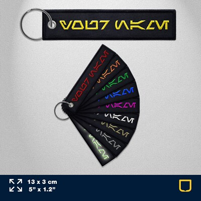 Custom Aurebesh Keychain - Key Tag Personalized Embroidered Jet Tag ...