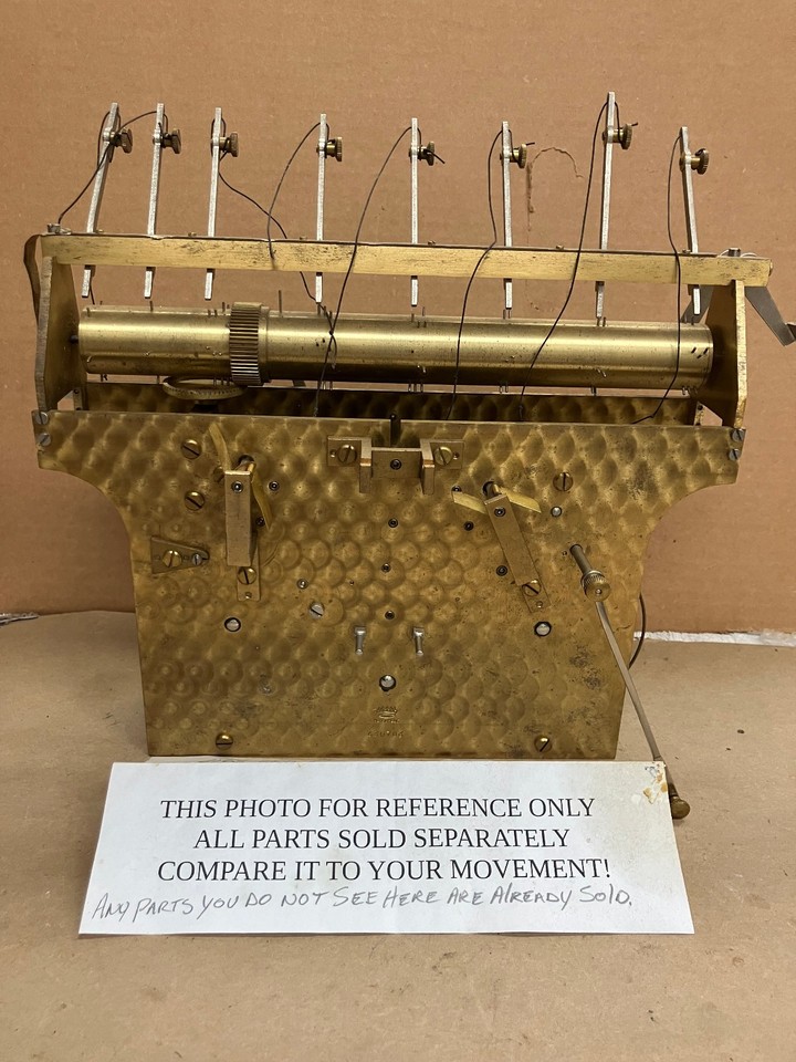 *HERSCHEDE 9 TUBE CLOCK MOVEMENT PART PENDULUM SWING LIMITING PINS | eBay