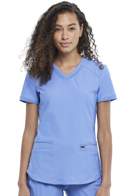 Cherokee Scrubs Form V-Neck Top CK840 CIE Ciel Free Shipping | eBay