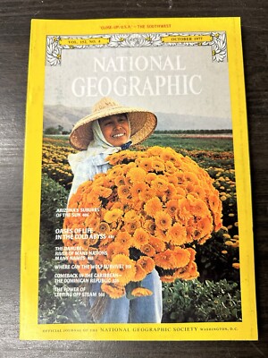 Vintage October 1977 National Geographic Journal Magazine Paperback ...