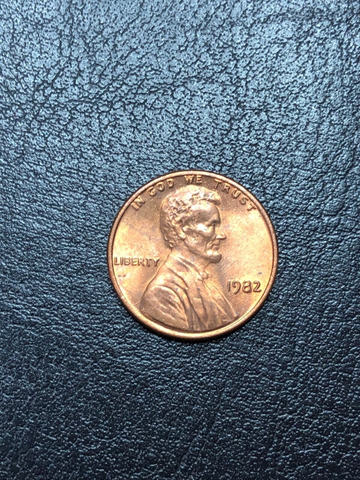 1982p Penny Lincoln Red Cent BU AU | eBay