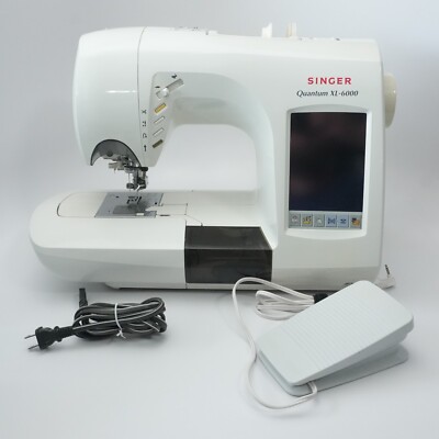 Singer Quantum 6000XL Sewing /Embroidery Machine Combo | eBay