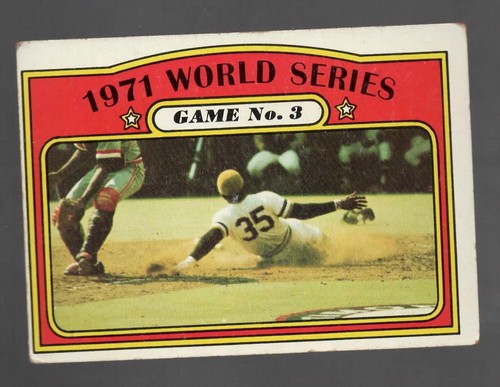 1972 Topps 1971 World Series Game No. 3 Pittsburgh Pirates #225 Very ...