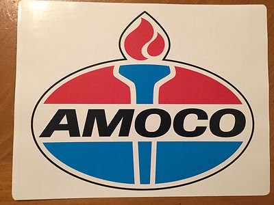 Tin Sign Vintage Amoco Gas Oil. | eBay