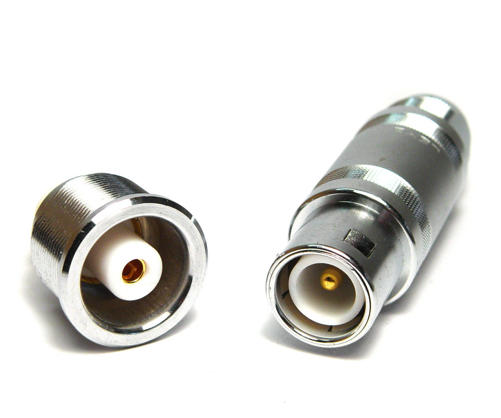 Koax Steckverbindung Lemo Größe 4, Kabel-Stecker + Gehäuse-Buchse, 1 ...