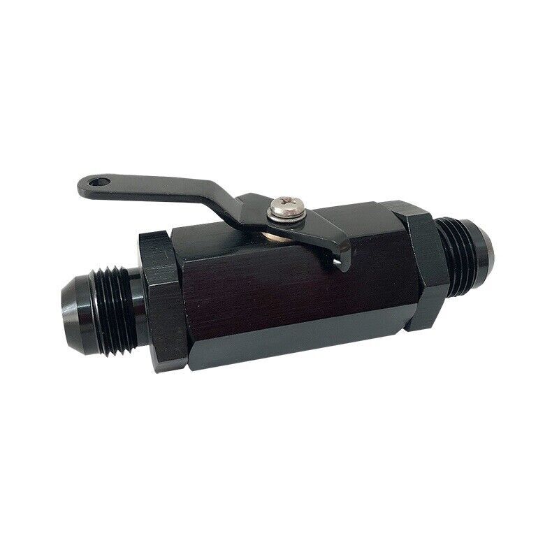 10AN Male Flare Inline Fuel Shut Off Valve Flow Control Cut Off With ...