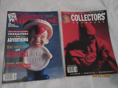 Collectors' Showcase Magazine 1997 back issue lot BATMAN Speedy Alka ...